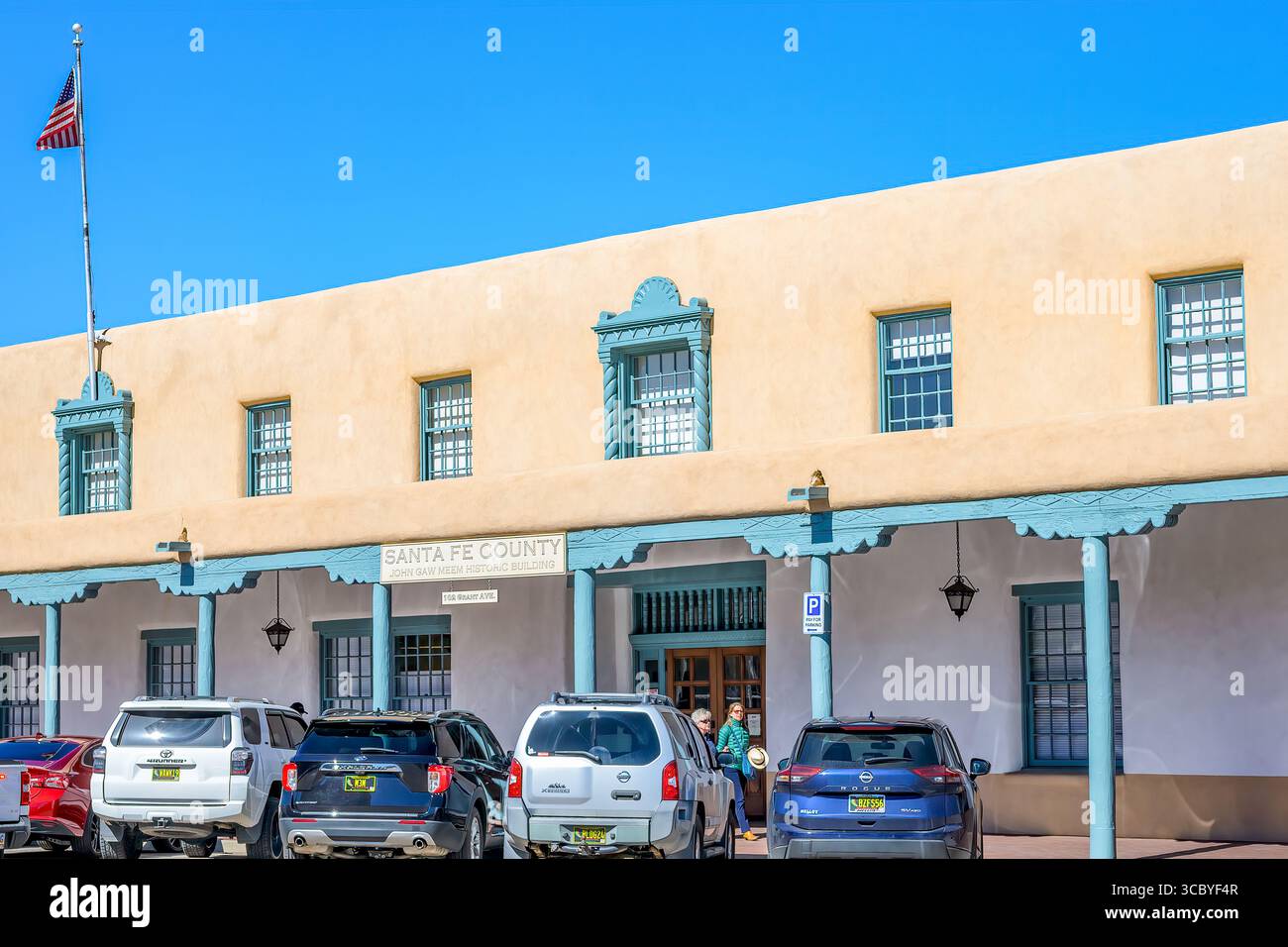 John gaw meem historic building hi-res stock photography and images - Alamy