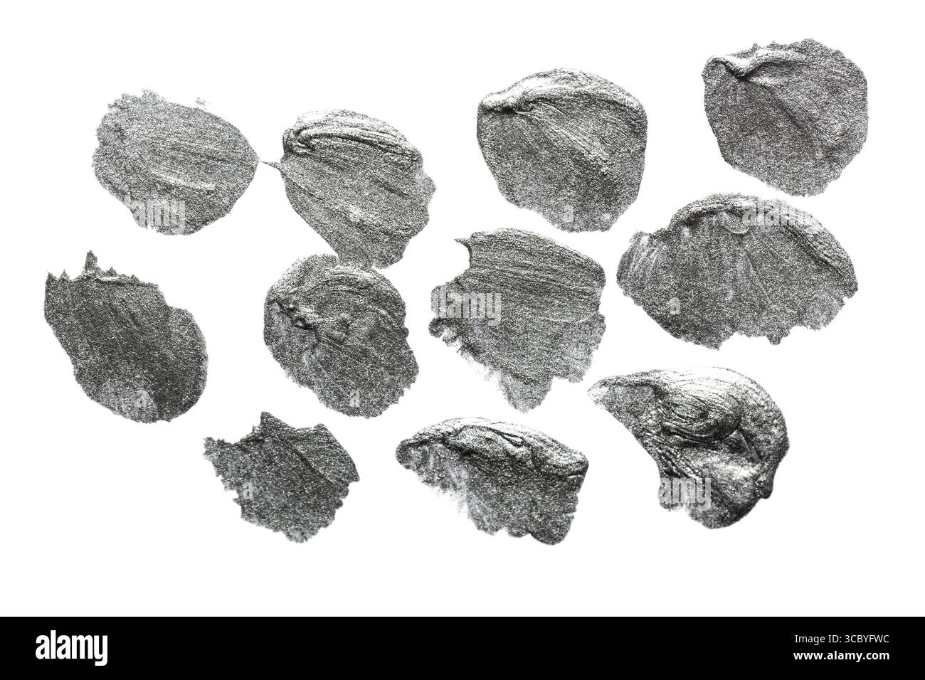 Silver colored spots Cut Out Stock Images & Pictures - Alamy