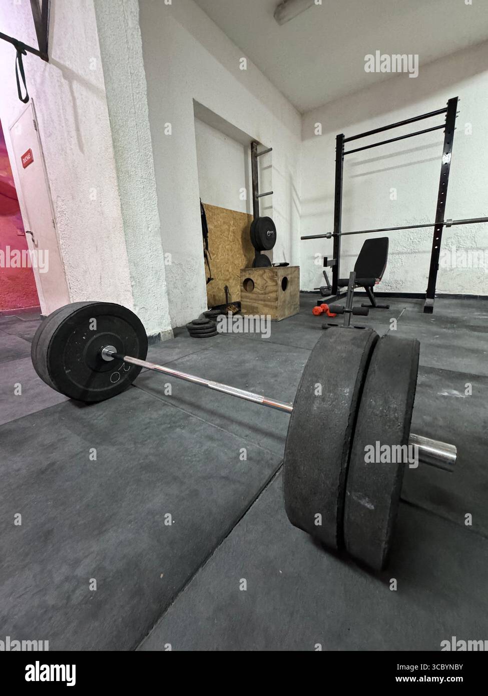 Training room in a climbing gym in Buenos Aires, Argentina Stock Photo ...
