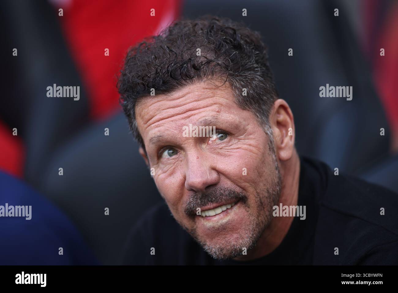 Diego Simeone Manager of Athletico Madrid during the Sela Cup match ...