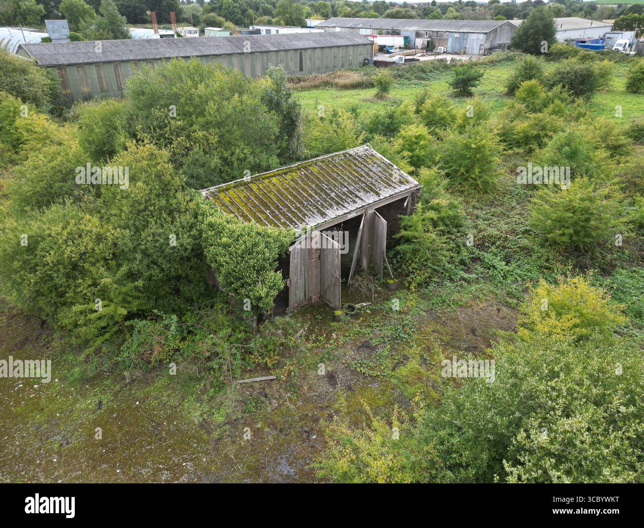 RAF Tholthorpe night flying store. Royal Air Force air station operated ...