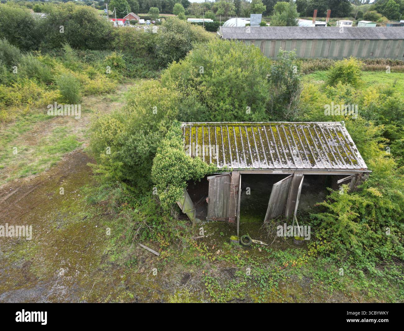 RAF Tholthorpe night flying store. Royal Air Force air station operated ...
