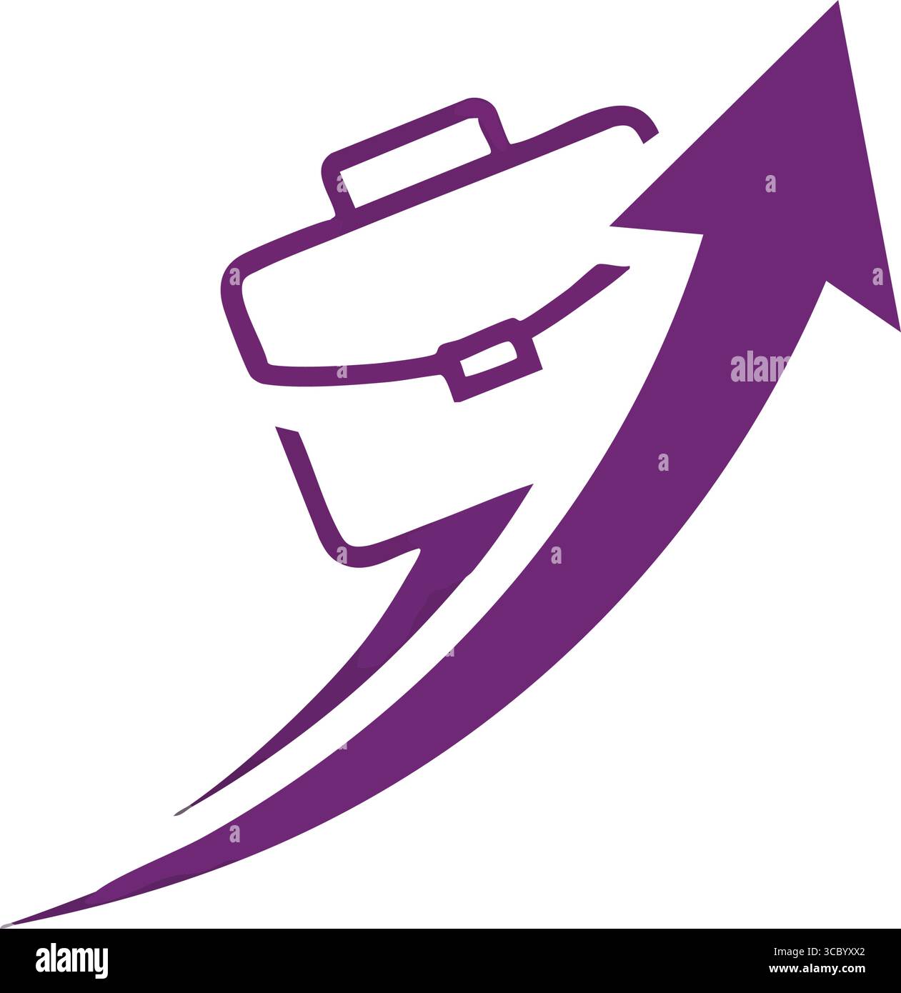 Career Progression Symbol. Visualizing corporate triumph, this graphic ...