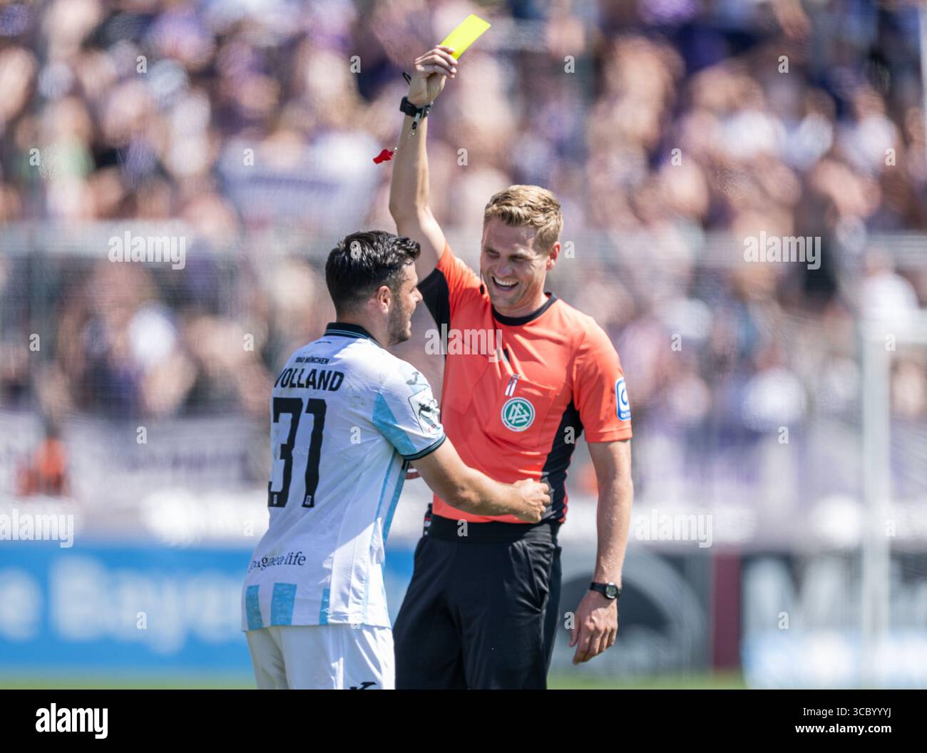 Muenchen, Deutschland. 09th Aug, 2025. Kevin Volland (TSV 1860 Muenchen ...