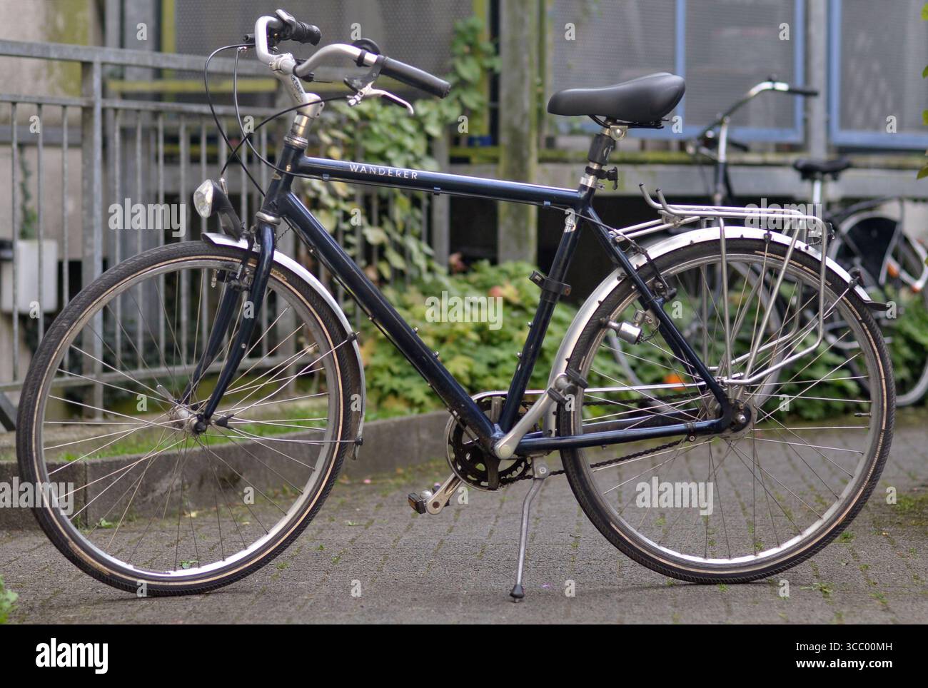 Rear wheel bicycle on street hi-res stock photography and images - Alamy
