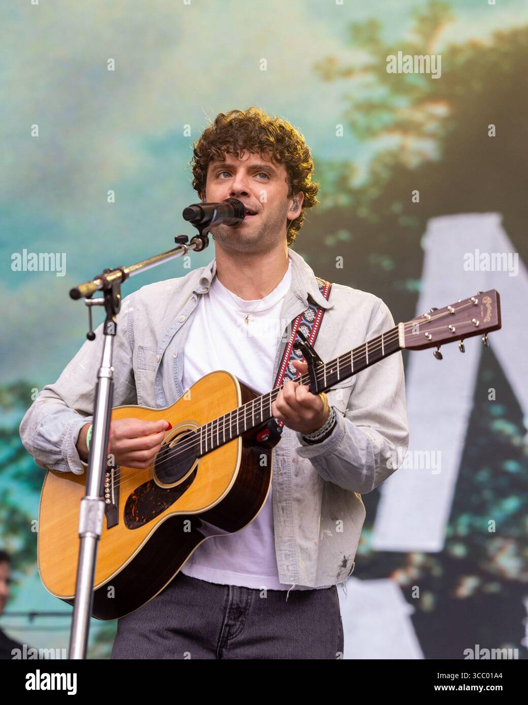 Mark Ambor during the Outside Lands Music Festival on August 8, 2025 ...