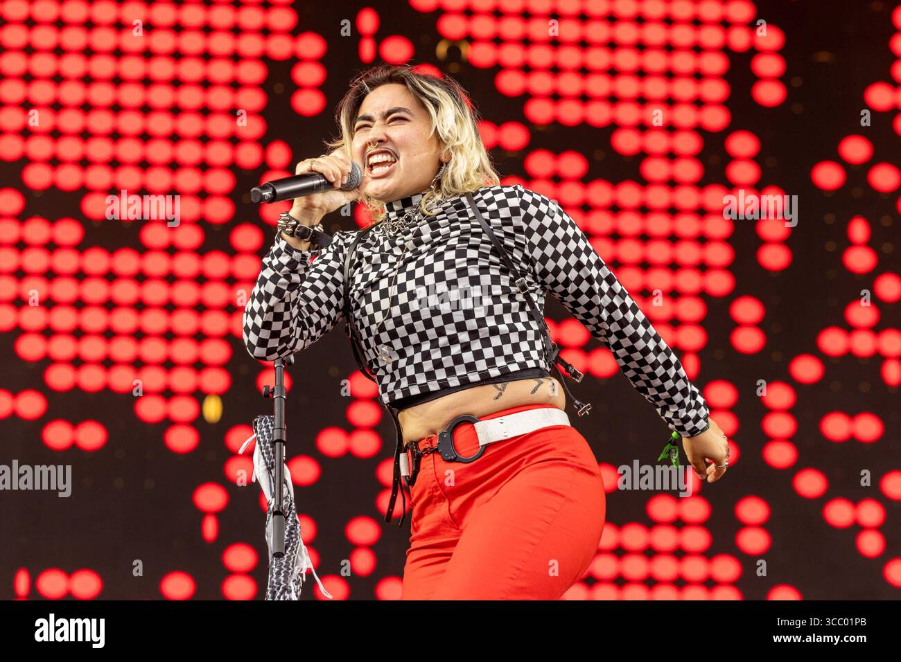 Alexia Roditis of Destroy Boys during the Outside Lands Music Festival ...