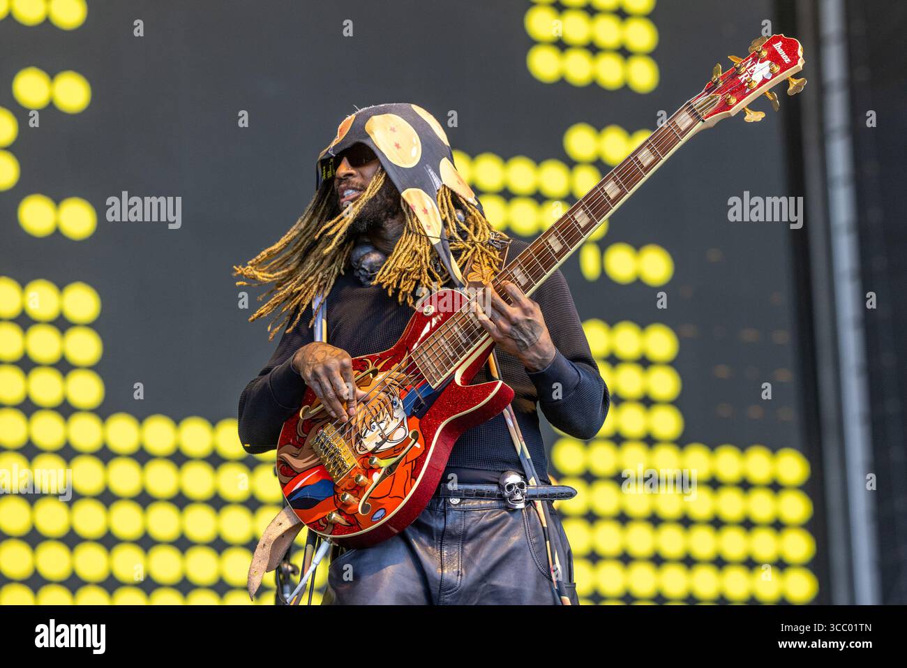 Thundercat (Stephen Lee Bruner) during the Outside Lands Music Festival ...