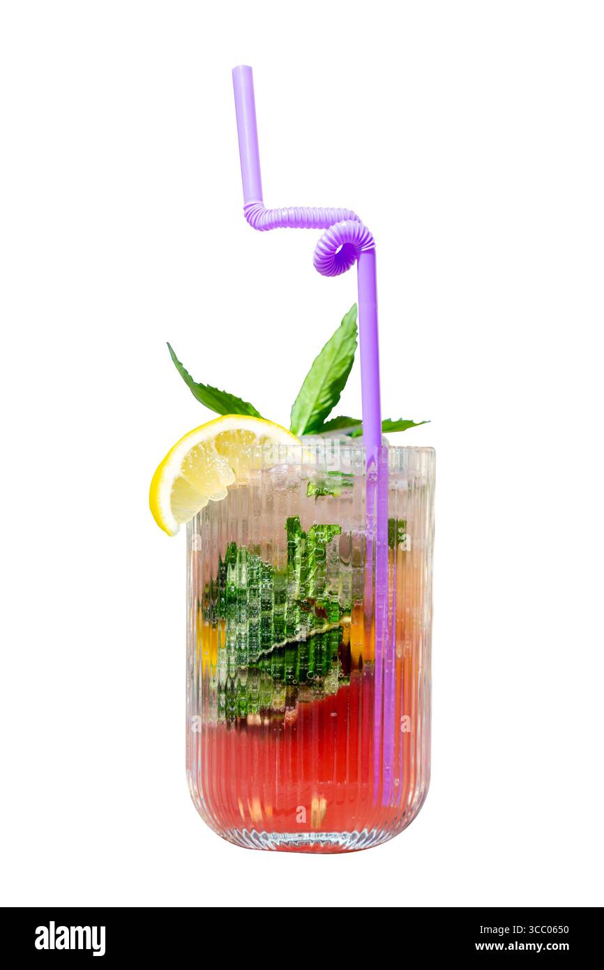 Pink lemonade lemon lime Cut Out Stock Images & Pictures - Alamy