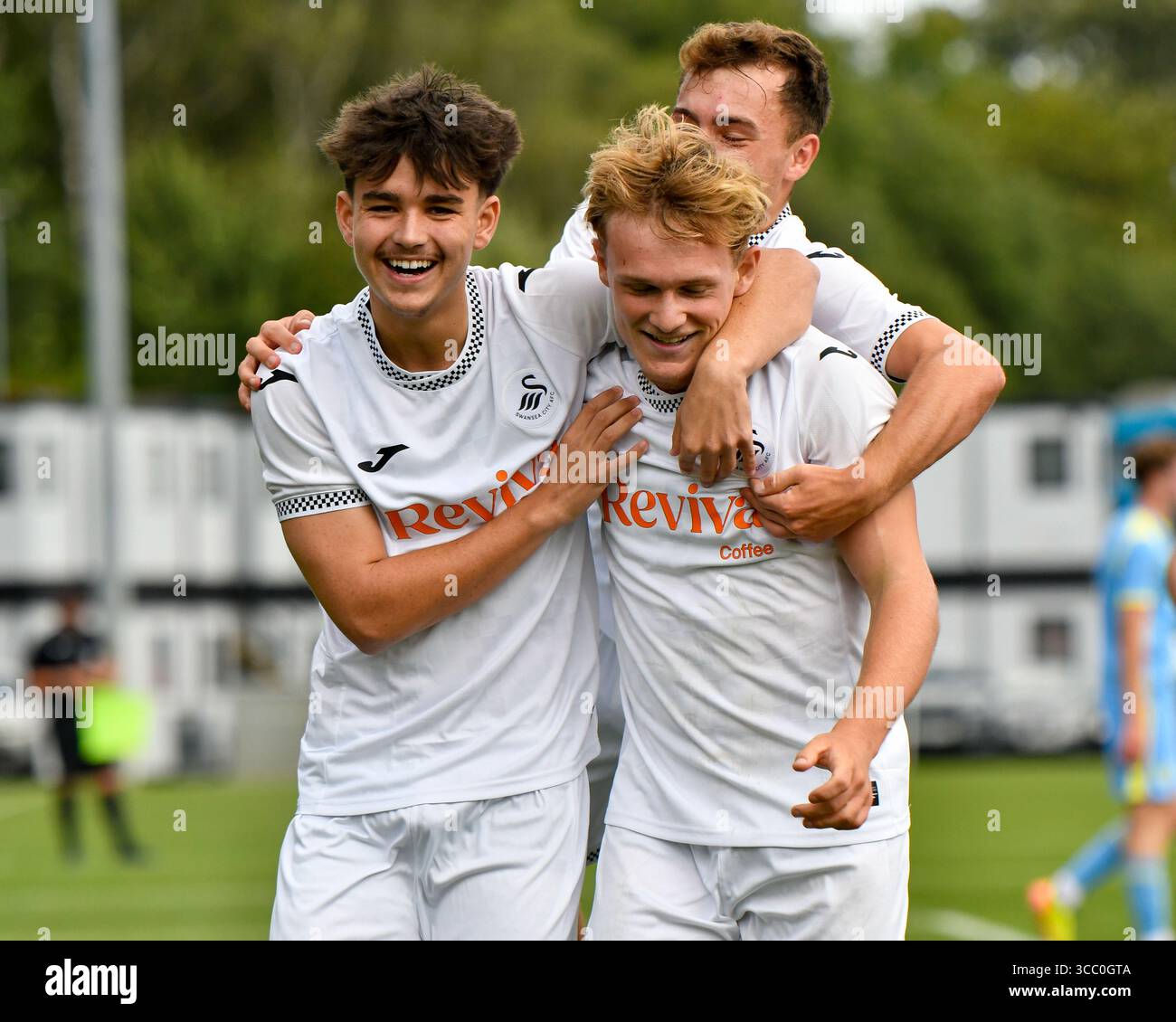 Landore, Swansea, Wales. 9 August 2025. Billy Clarke of Swansea City ...