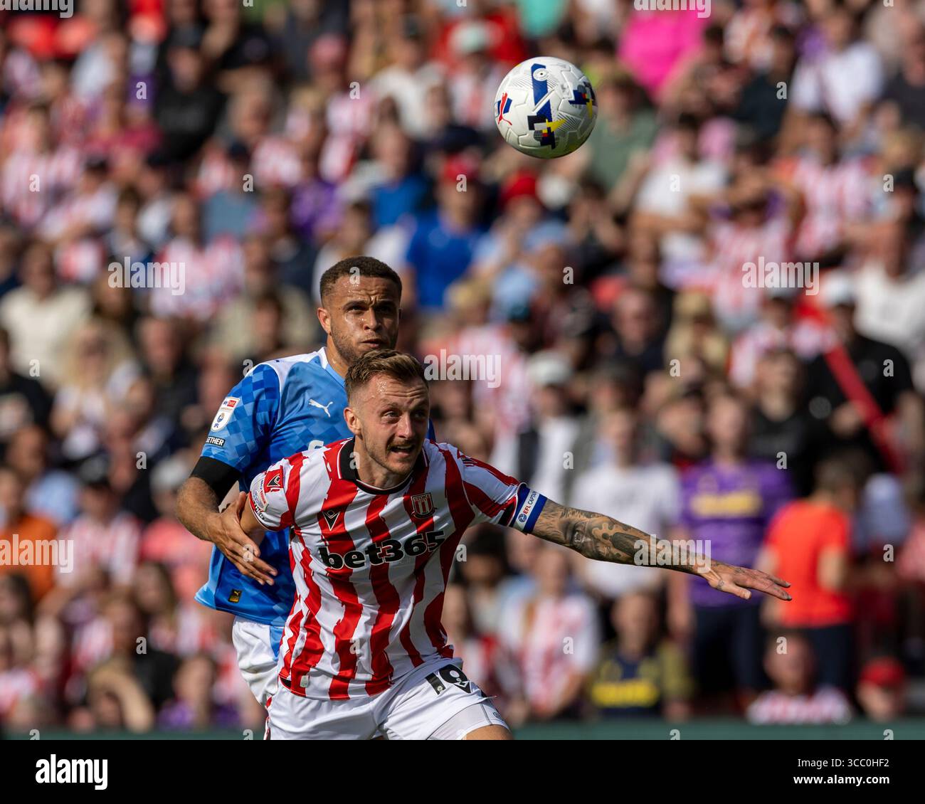 9th August 2025; Bet365 Stadium, Stoke, Staffordshire, England; EFL ...