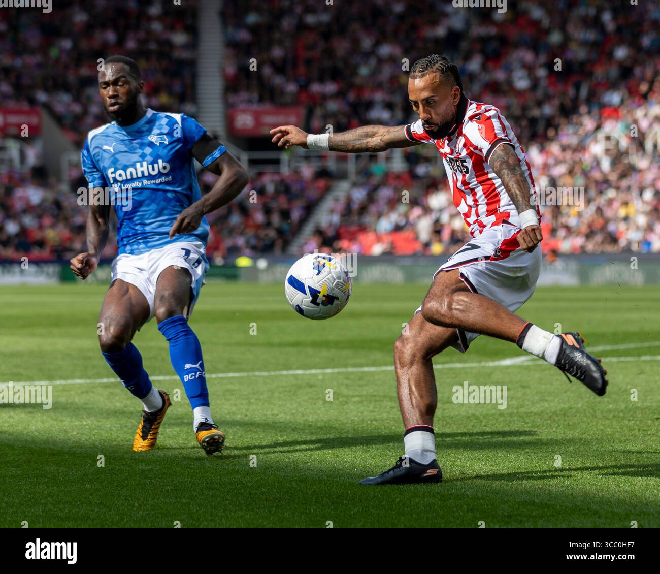 9th August 2025; Bet365 Stadium, Stoke, Staffordshire, England; EFL ...