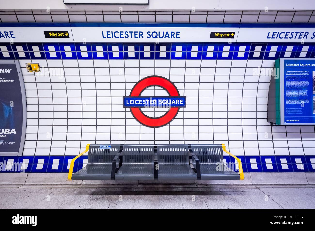 Leicester Square Underground Station, London Stock Photo - Alamy