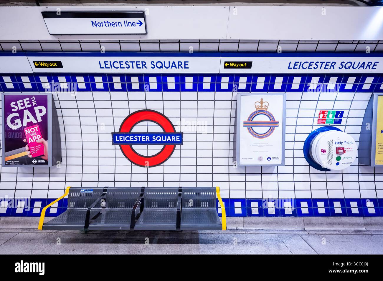 Leicester Square Underground Station, London Stock Photo - Alamy