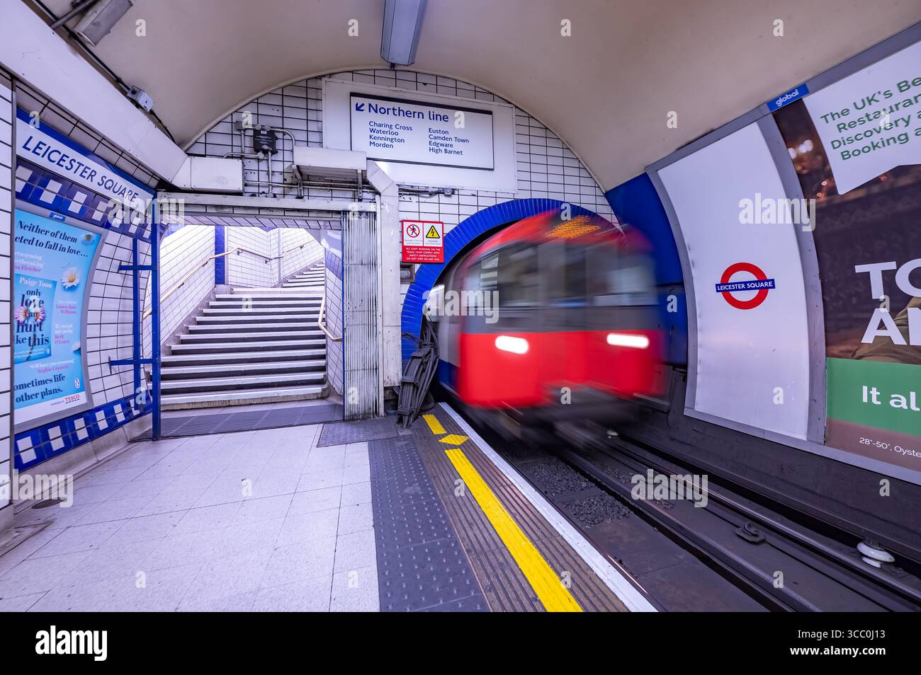 Leicester Square Underground Station, London Stock Photo - Alamy