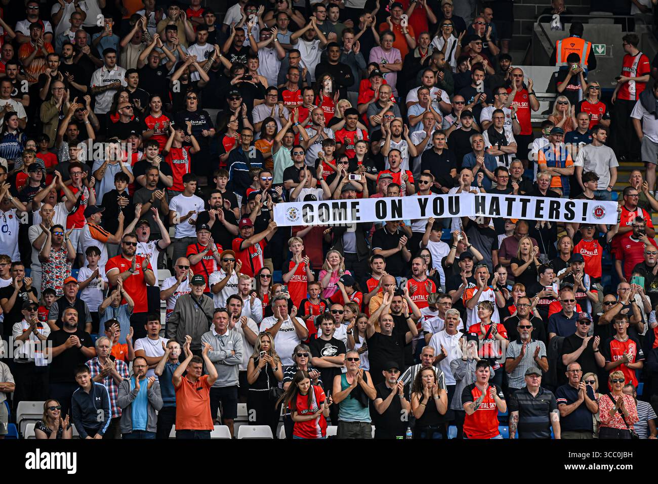 Luton town fans in hi-res stock photography and images - Alamy