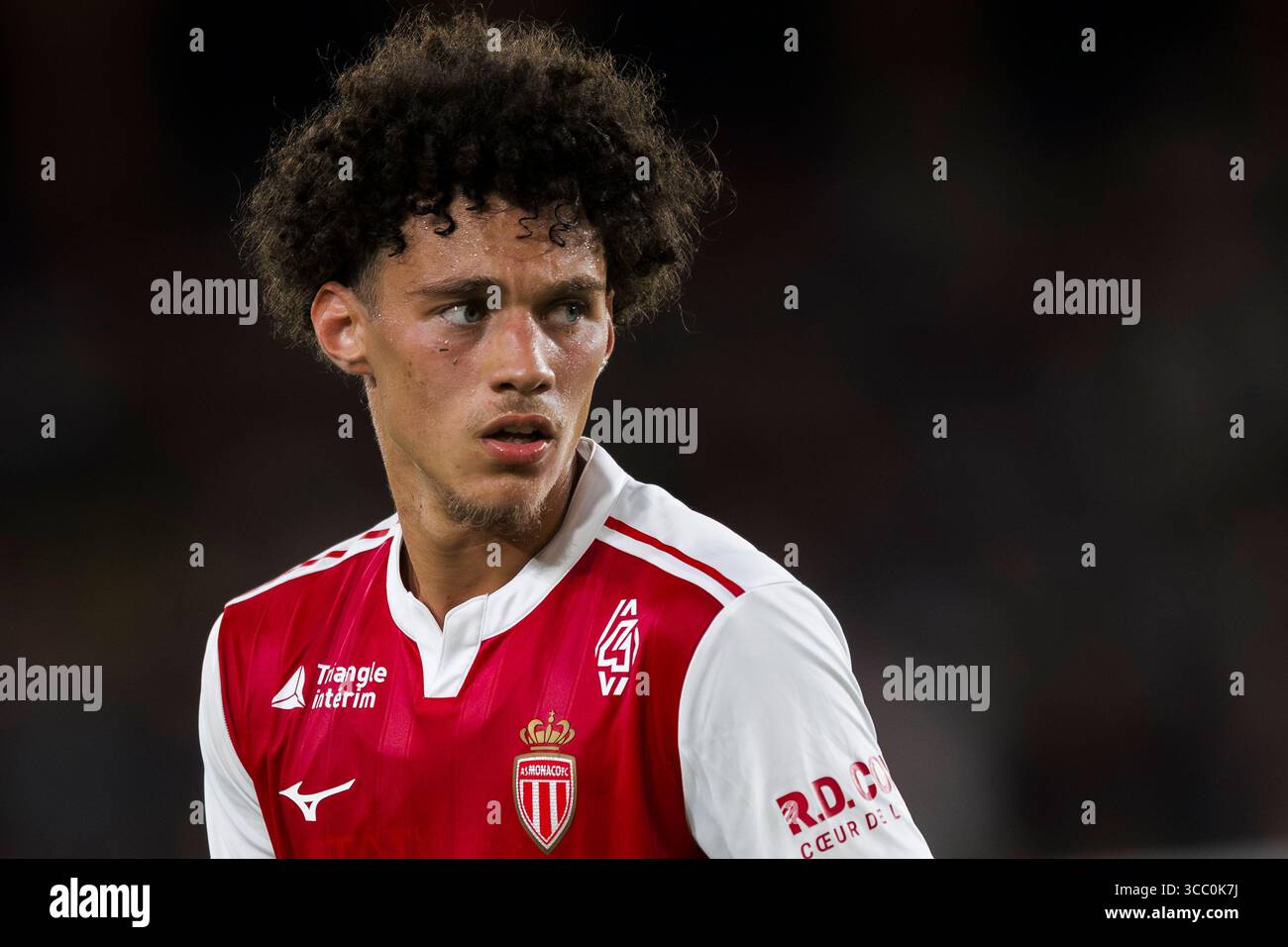 Maghnes Akliouche of AS Monaco looks on during the friendly football ...