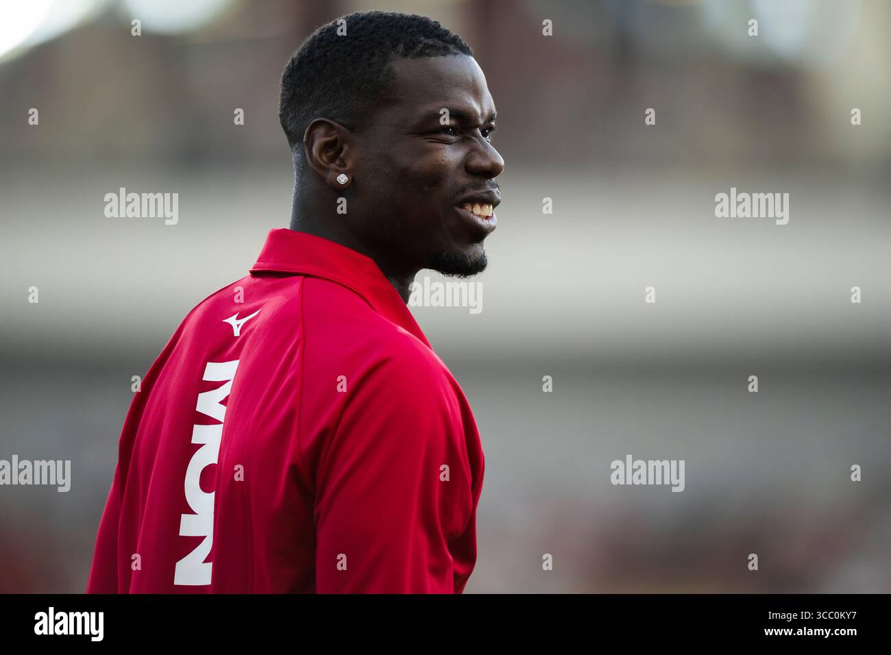 Paul Pogba of AS Monaco looks on prior to the friendly football match ...