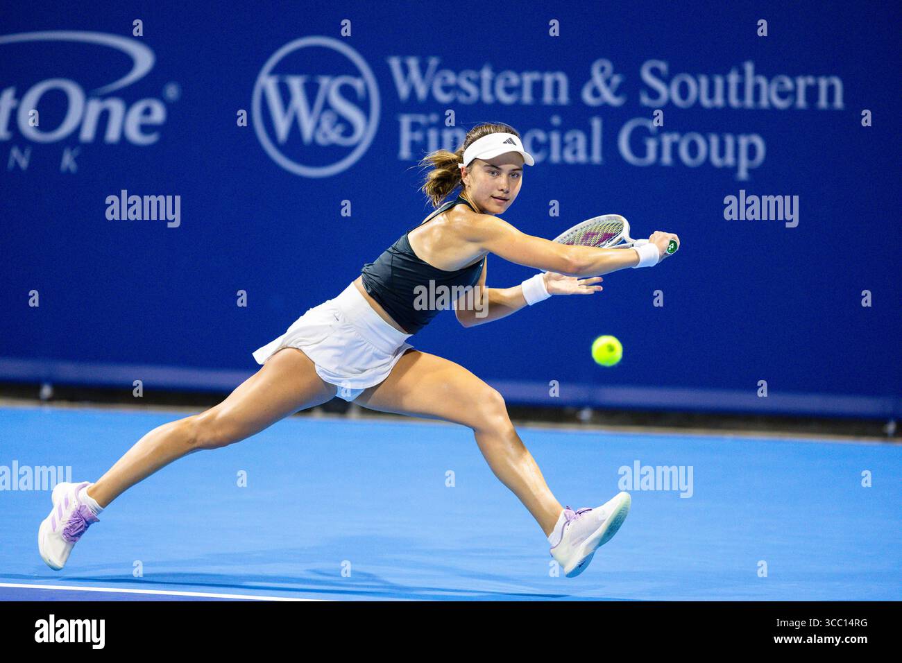MASON, OHIO - AUGUST 08: Iva Jovic of USA in action during Day 2 of the ...