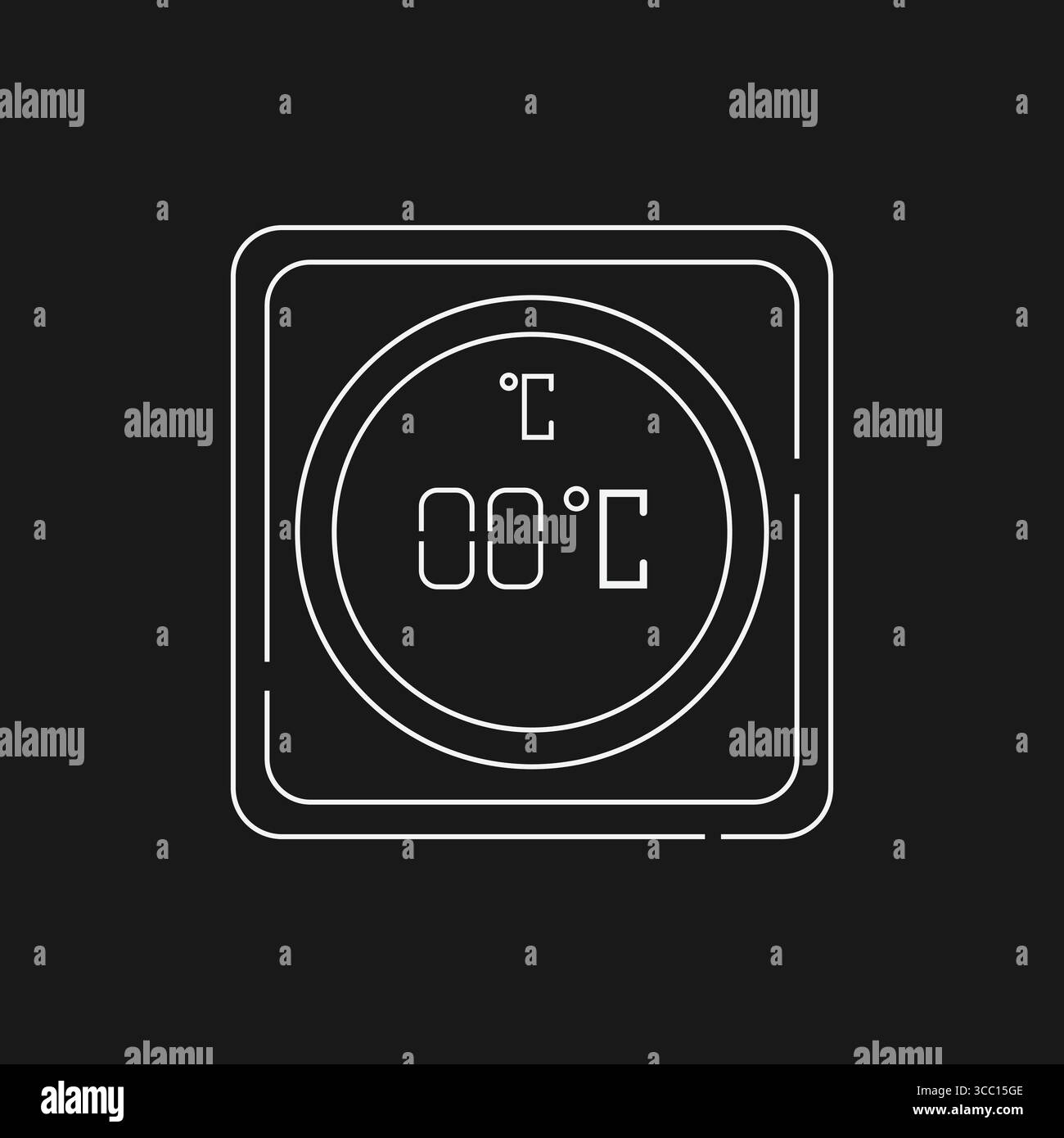 Remote control heating app Stock Vector Images - Alamy