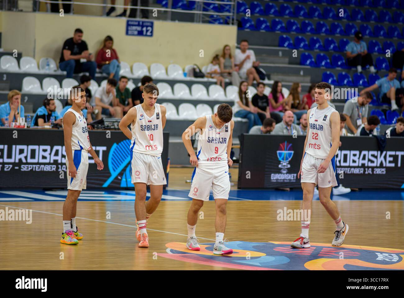 Basketball match Georgia - Serbia at the FIBA U16 EuroBasket 2025 ...