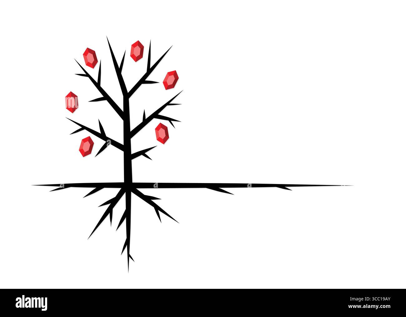 Stylized crystal Cut Out Stock Images & Pictures - Alamy