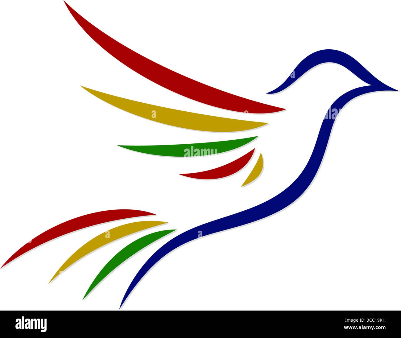Colored pigeon Stock Vector Images - Alamy