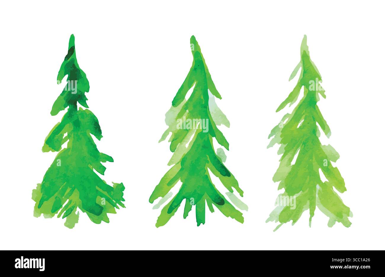 Paintbrush in green paint Stock Vector Images - Alamy