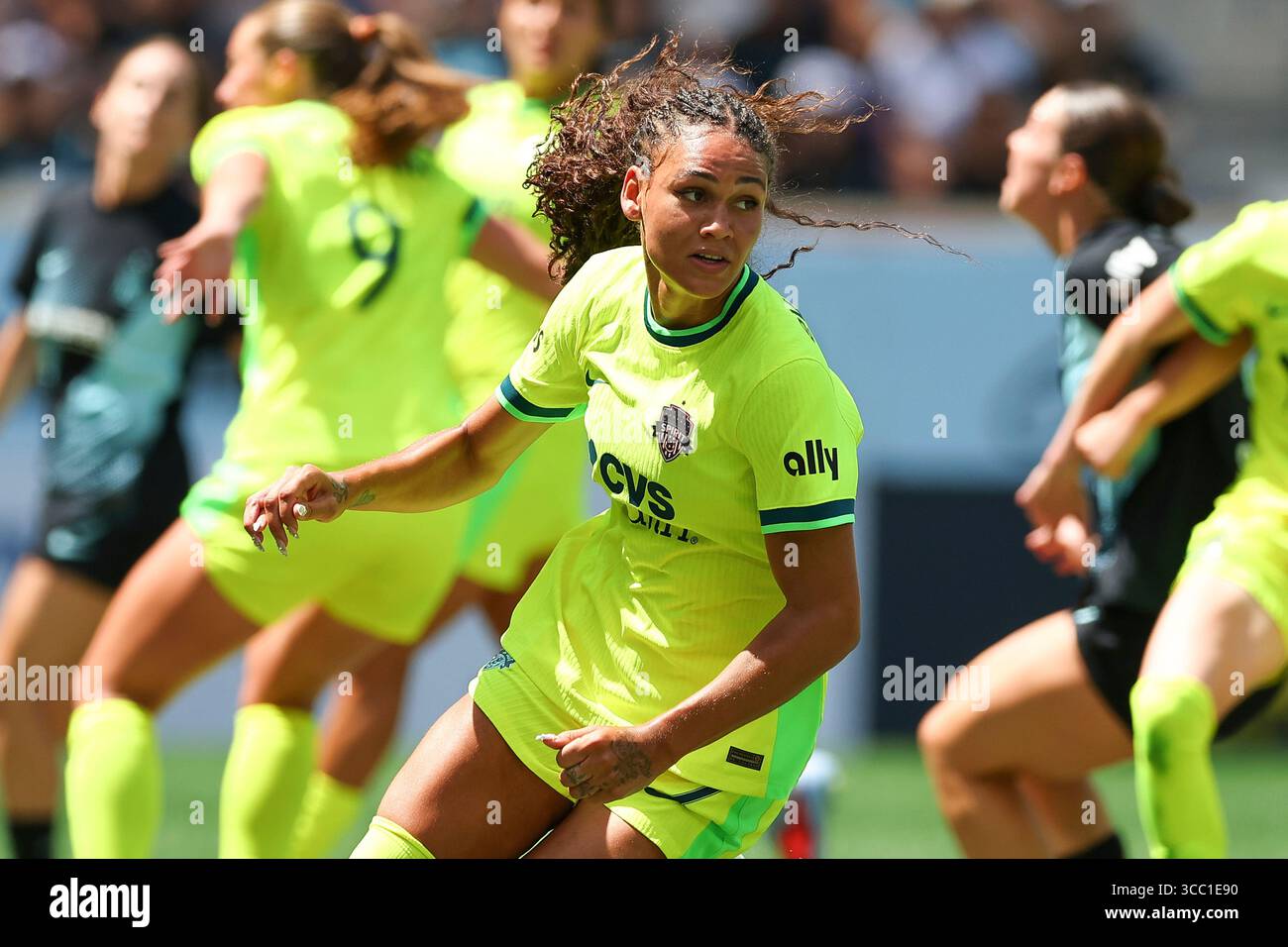 HARRISON, NJ - AUGUST 09: Trinity Rodman (2) of Washington Spirit ...