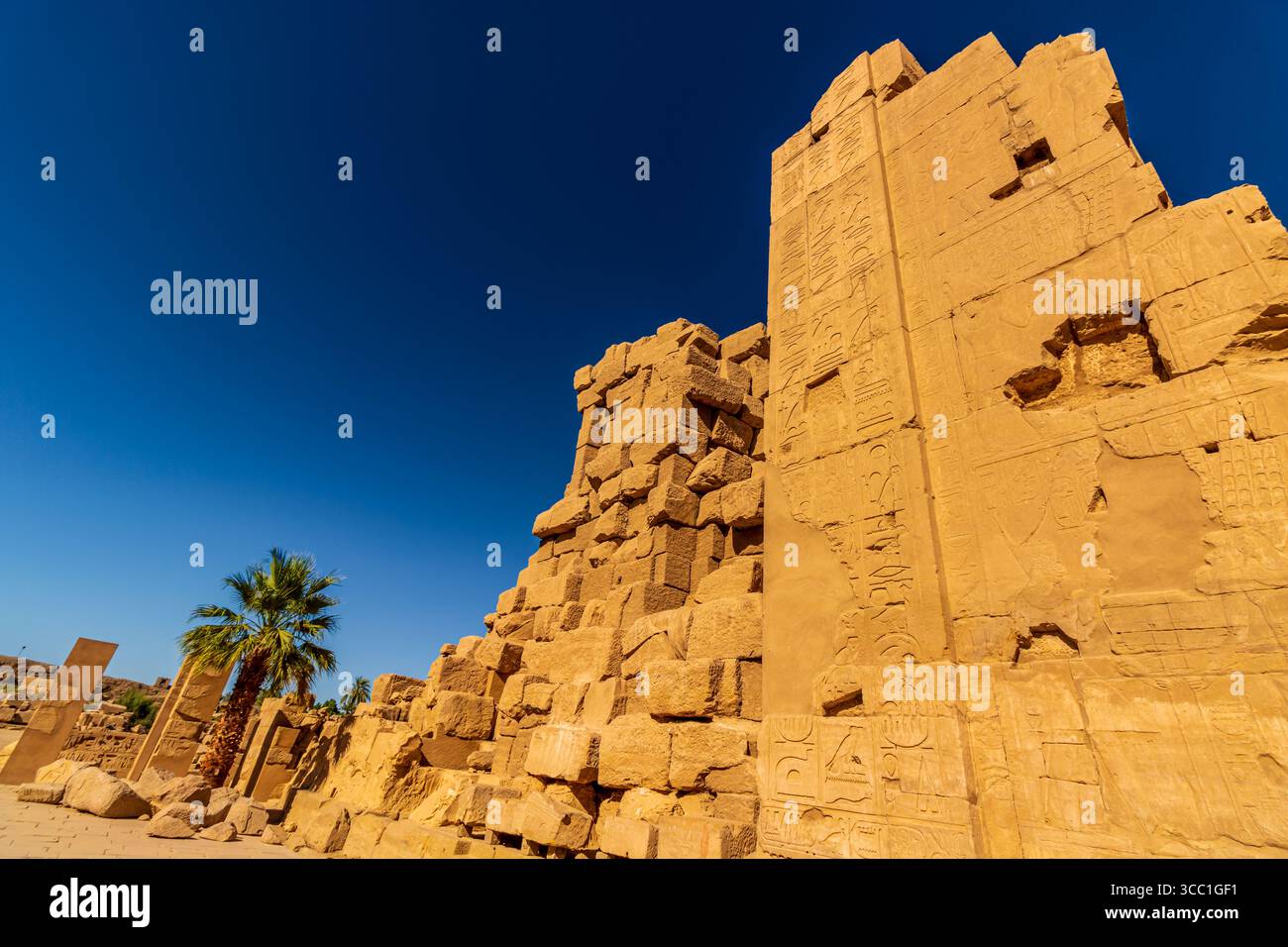 Temple of Karnak, the great sanctuary of Amun. Egypt. Ancient Egypt ...