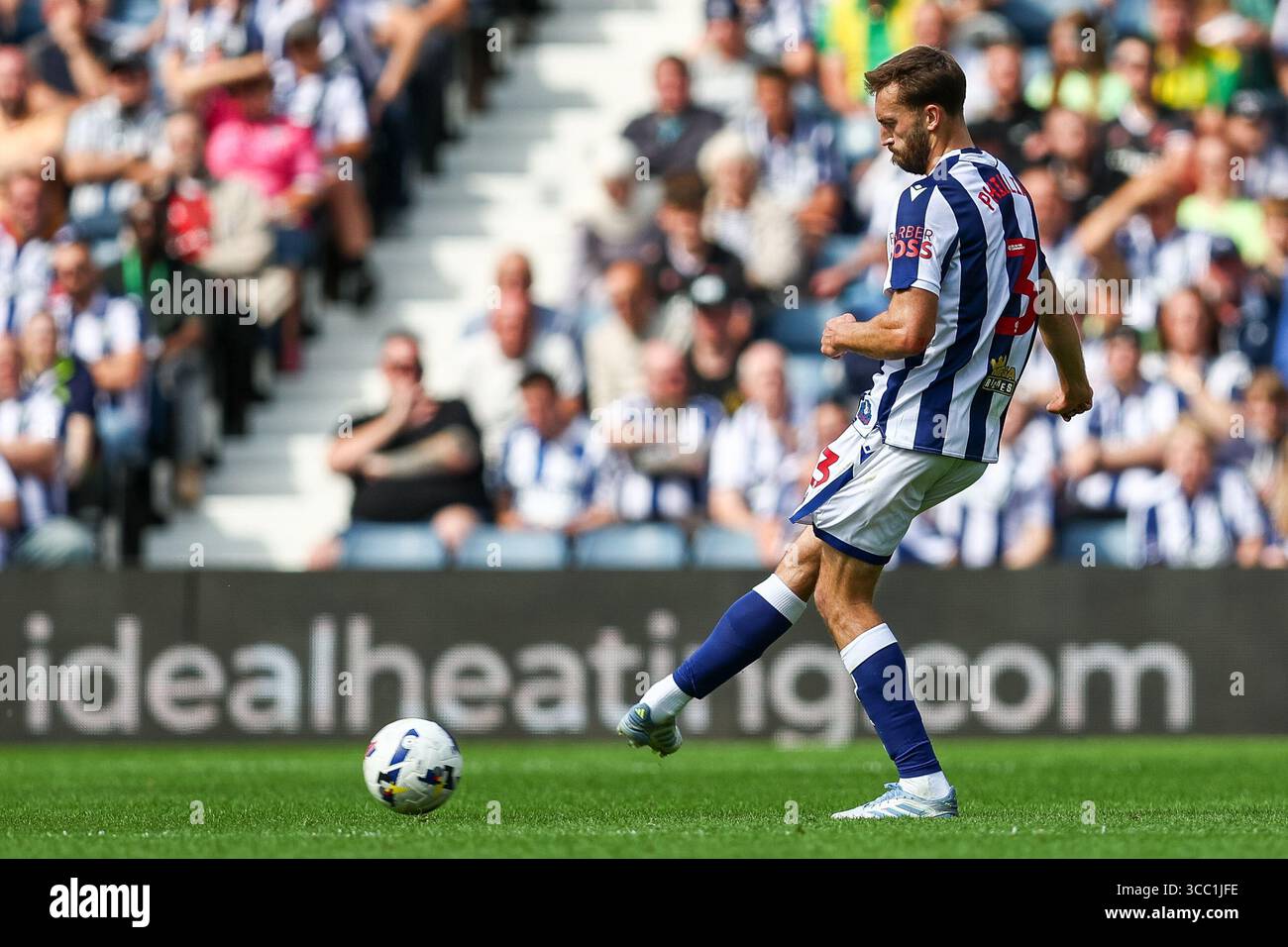 Nathaniel Phillips of WBA in action during the Sky Bet Championship ...