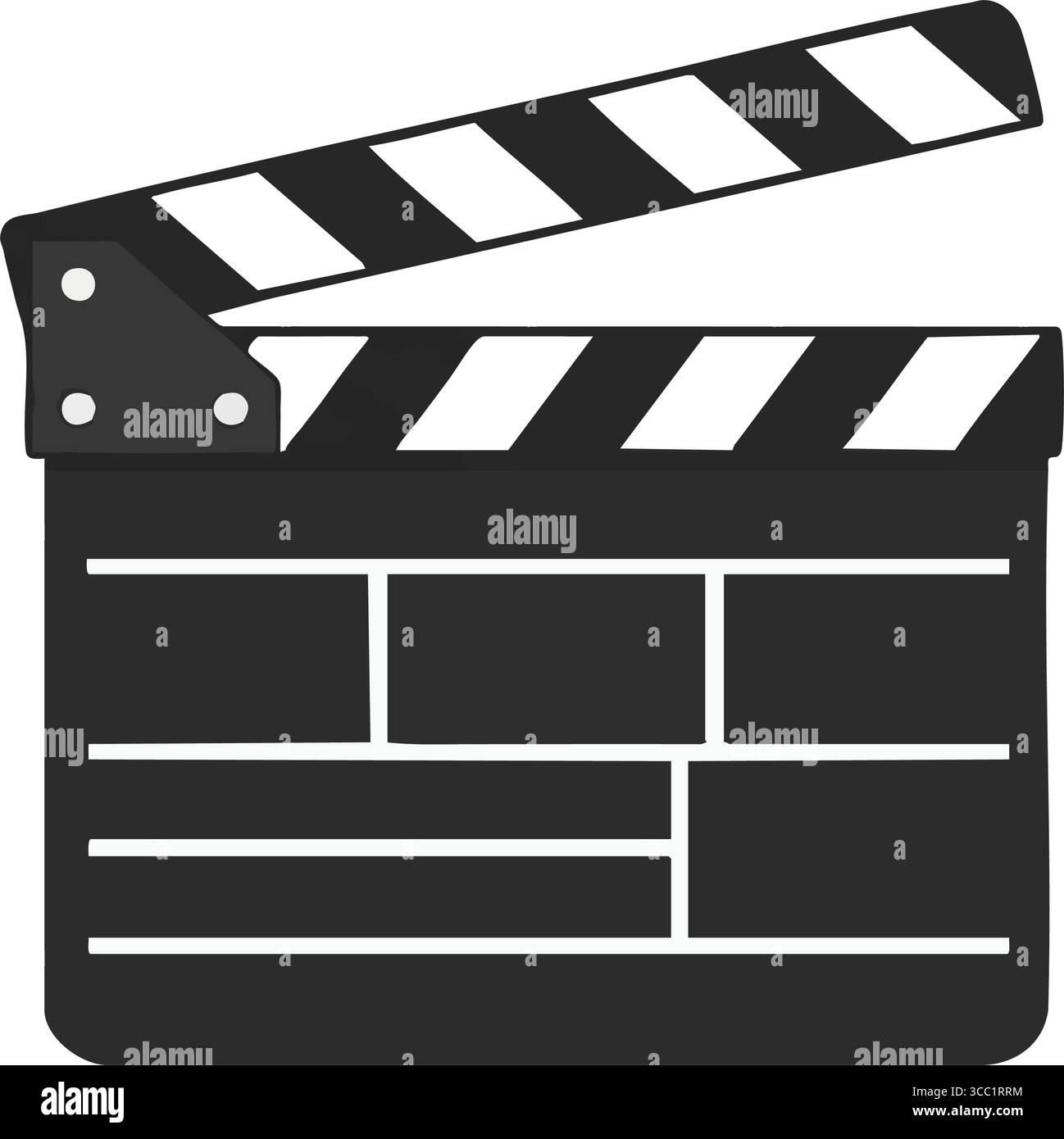 Film Production Clapperboard Slate. This iconic motion picture board ...