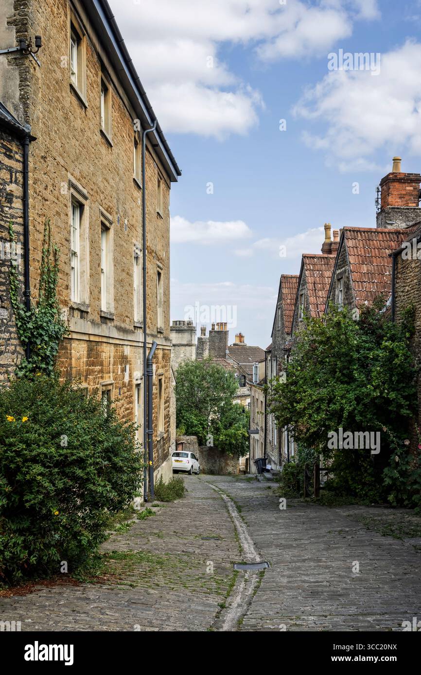 Medieval Gentle Street in Frome, Somerset, UK on 6 August 2025 Stock ...