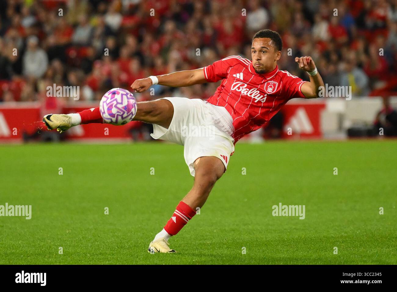 Eric da Silva Moreira of Nottingham Forest lines up a shot at goal ...