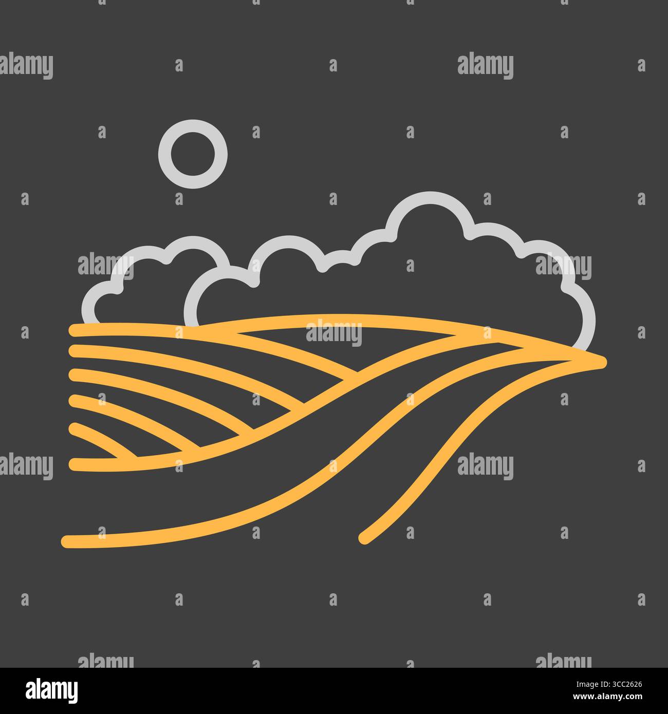 Rural tourism tourism trees Stock Vector Images - Alamy