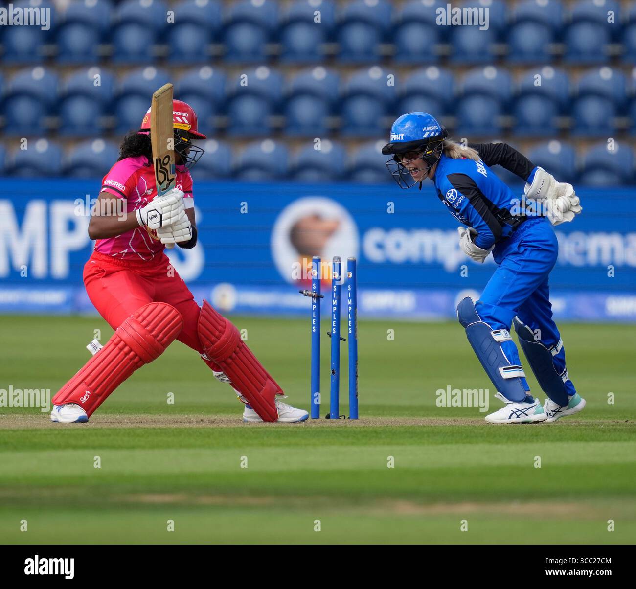 Cardiff,UK, 09 Aug 2025 Hayley Matthews of Welsh Fire stupid but given ...