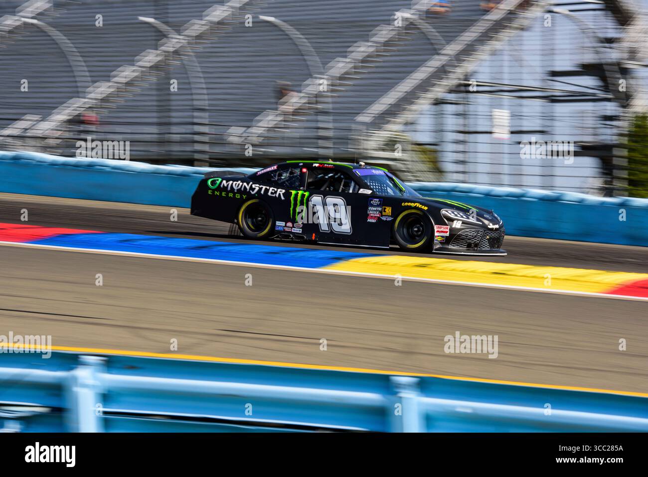 WATKINS GLEN, NY - AUGUST 09: Riley Herbst, driver of the #19 Joe Gibbs ...