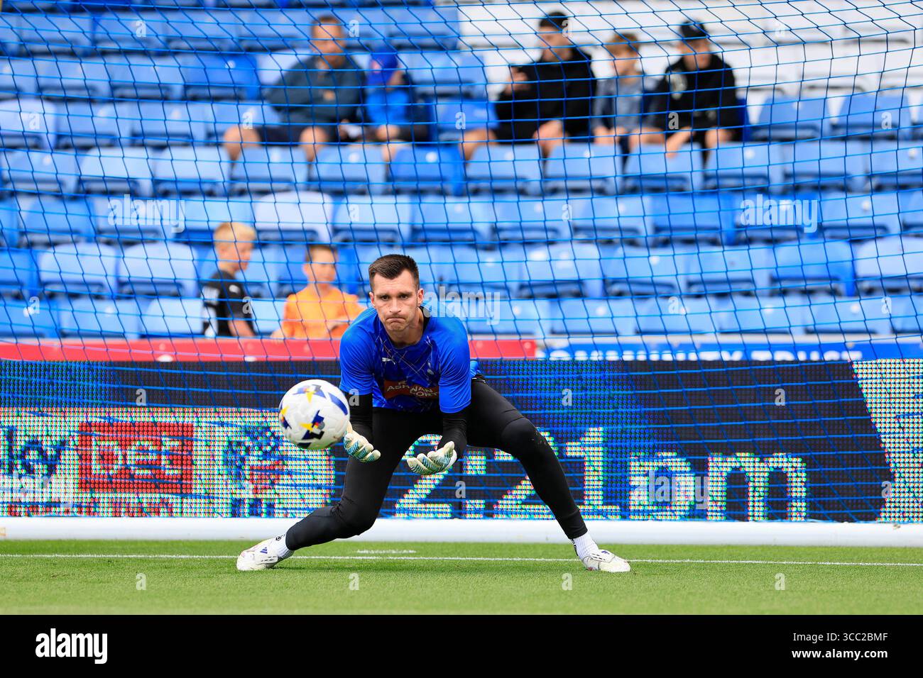 Mathew Hudson (GK) of Oldham Athletic Association Football Club during ...