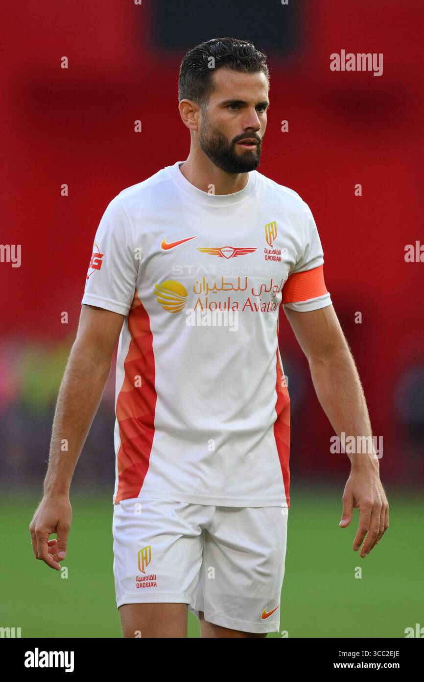 Nacho Fernandez of Al Qadsiah during the Pre-season Friendly match ...