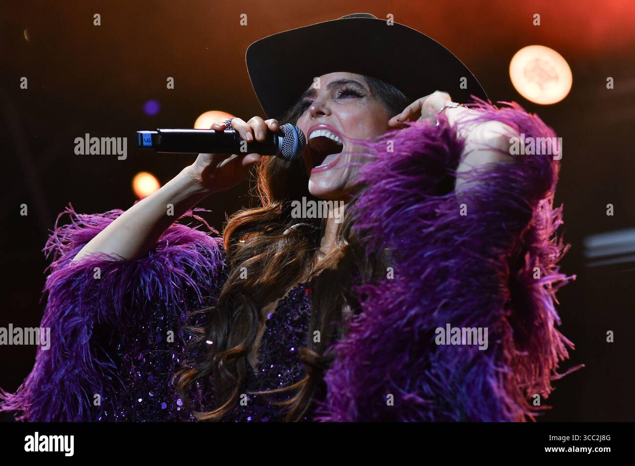 Ana Barbara performs during the concert of the Mado Pride festival in ...
