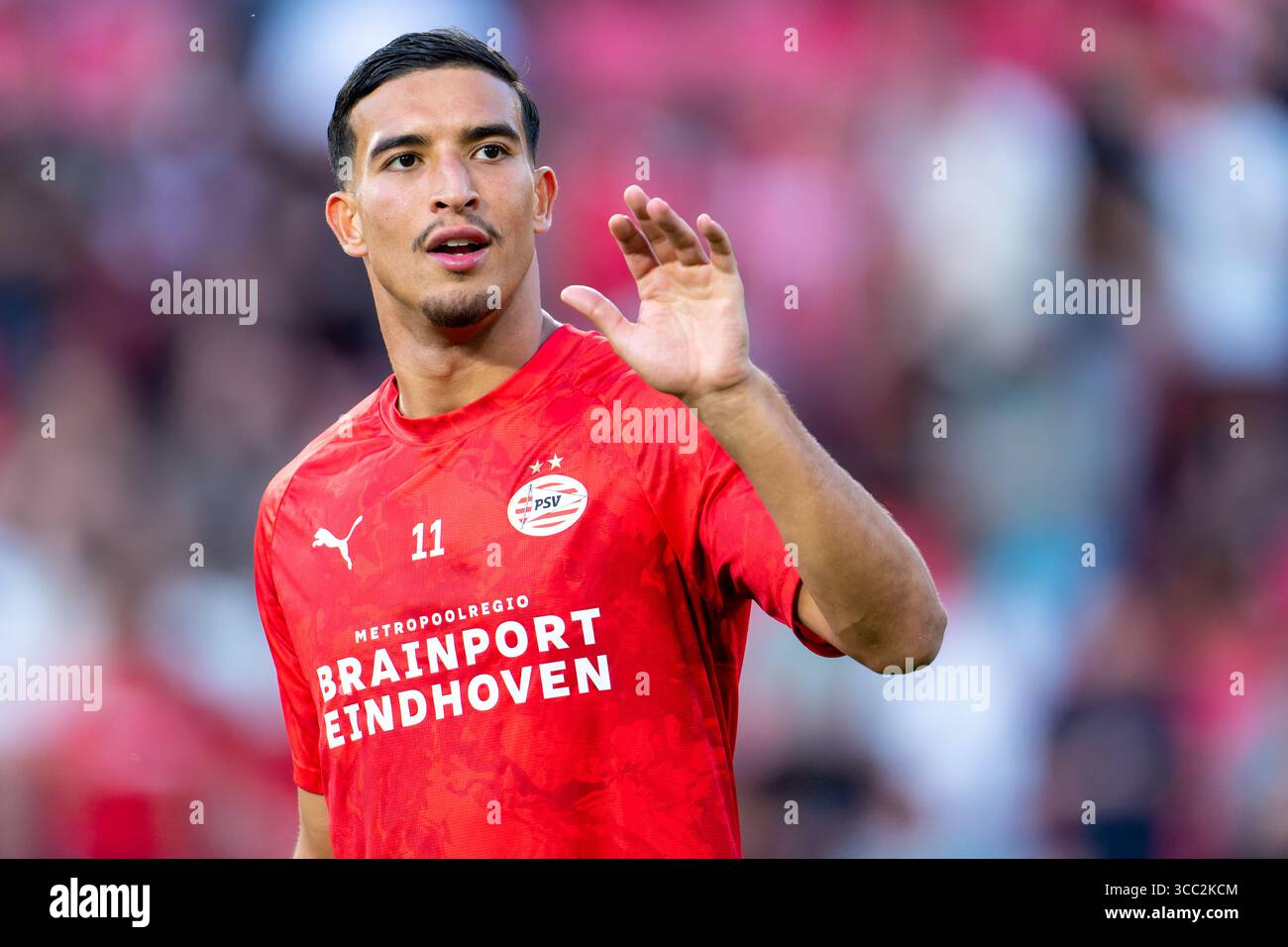 EINDHOVEN, NETHERLANDS - AUGUST 9: Couhaib Driouech of PSV during the ...
