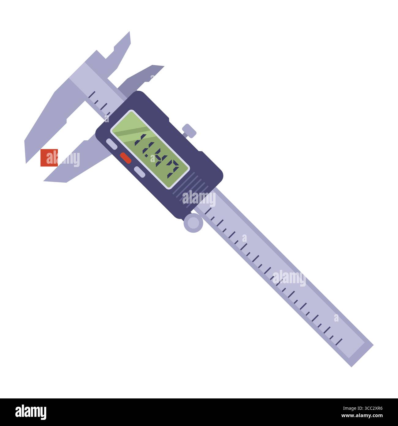 Ruler measuring device icon Cut Out Stock Images & Pictures - Alamy
