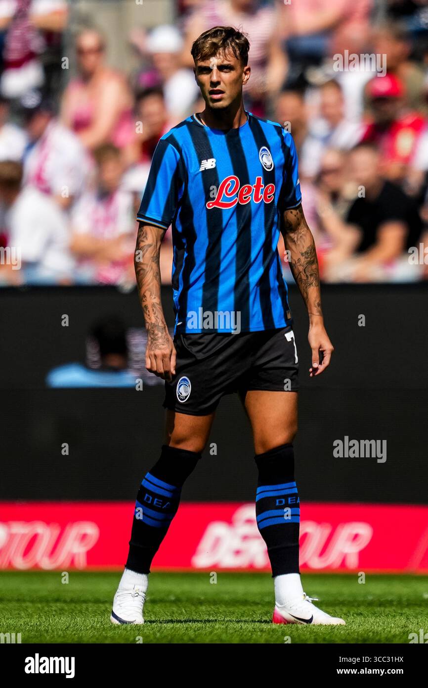 COLOGNE, GERMANY - AUGUST 9: Daniel Maldini of Atalanta BC looks on ...