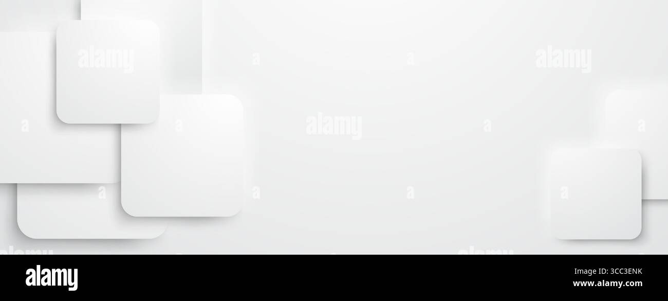 Soft white rounded rectangles hi-res stock photography and images - Alamy