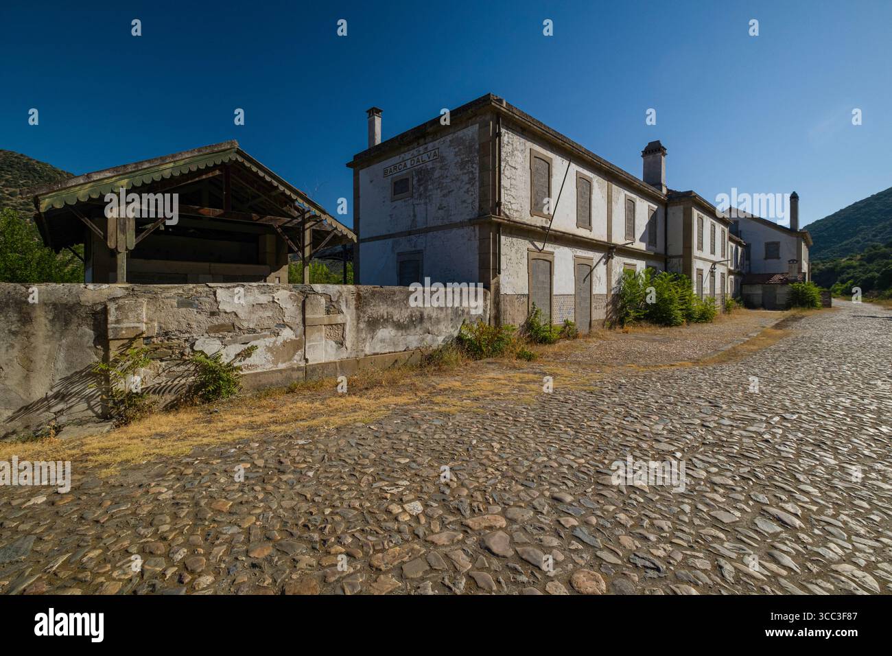 Historic Barca d’Alva Train Station is a closed terminal on the Douro ...