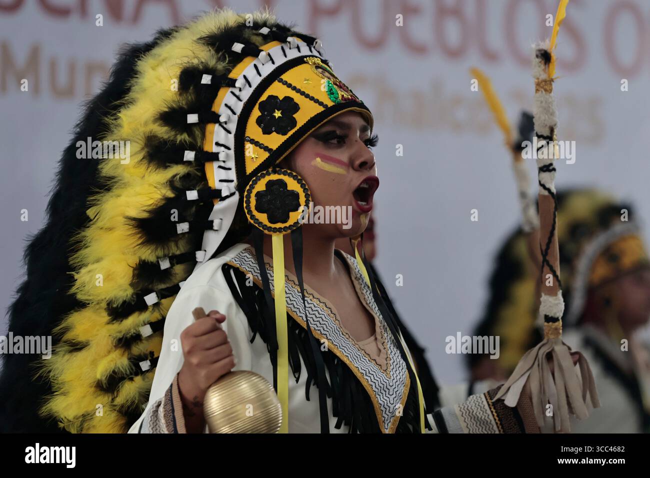 Chalco, State Of Mexico, Mexico. 9th Aug, 2025. During the celebration ...