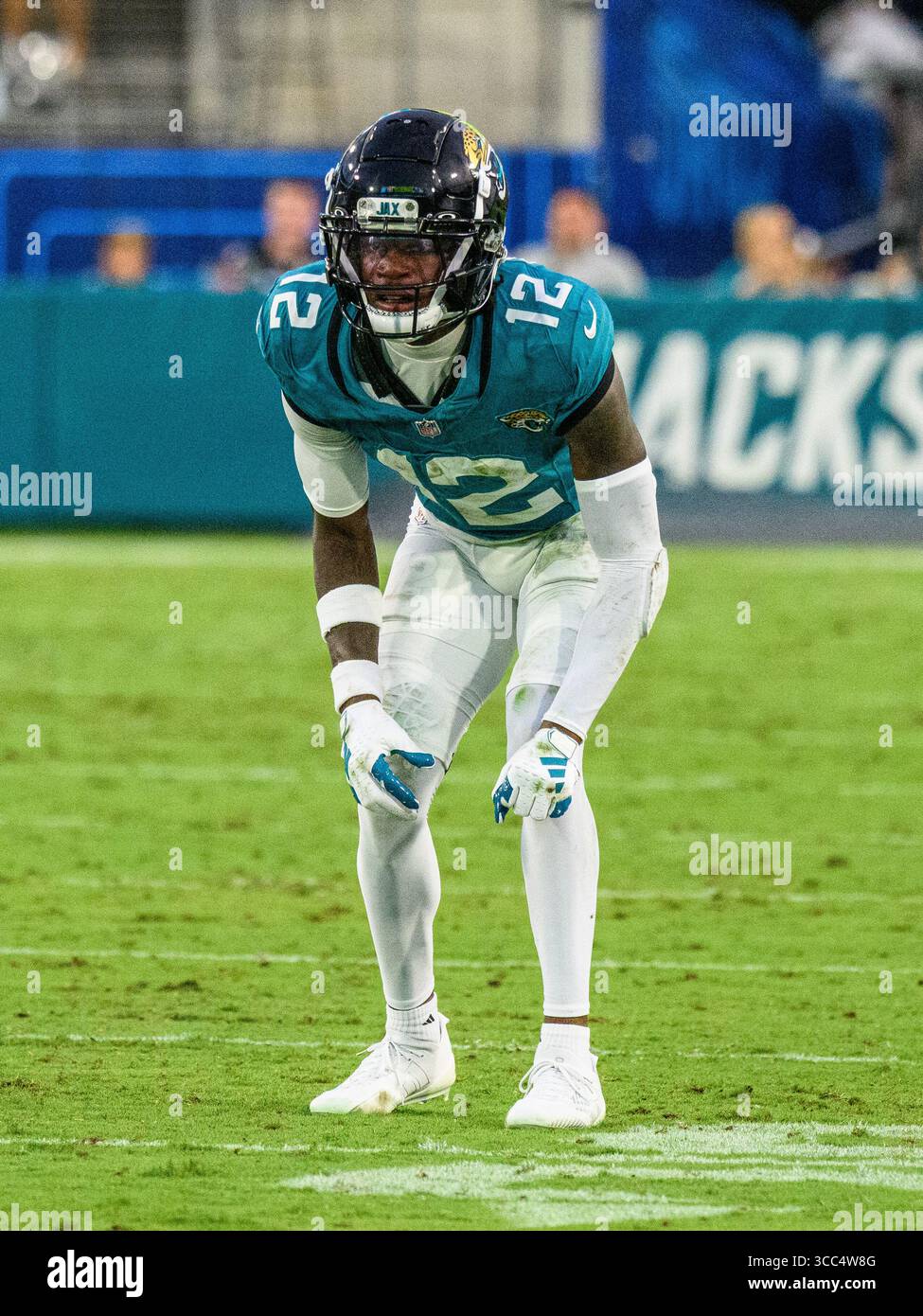 August 9, 2025: Jacksonville Jaguars defensive back Travis Hunter (12 ...