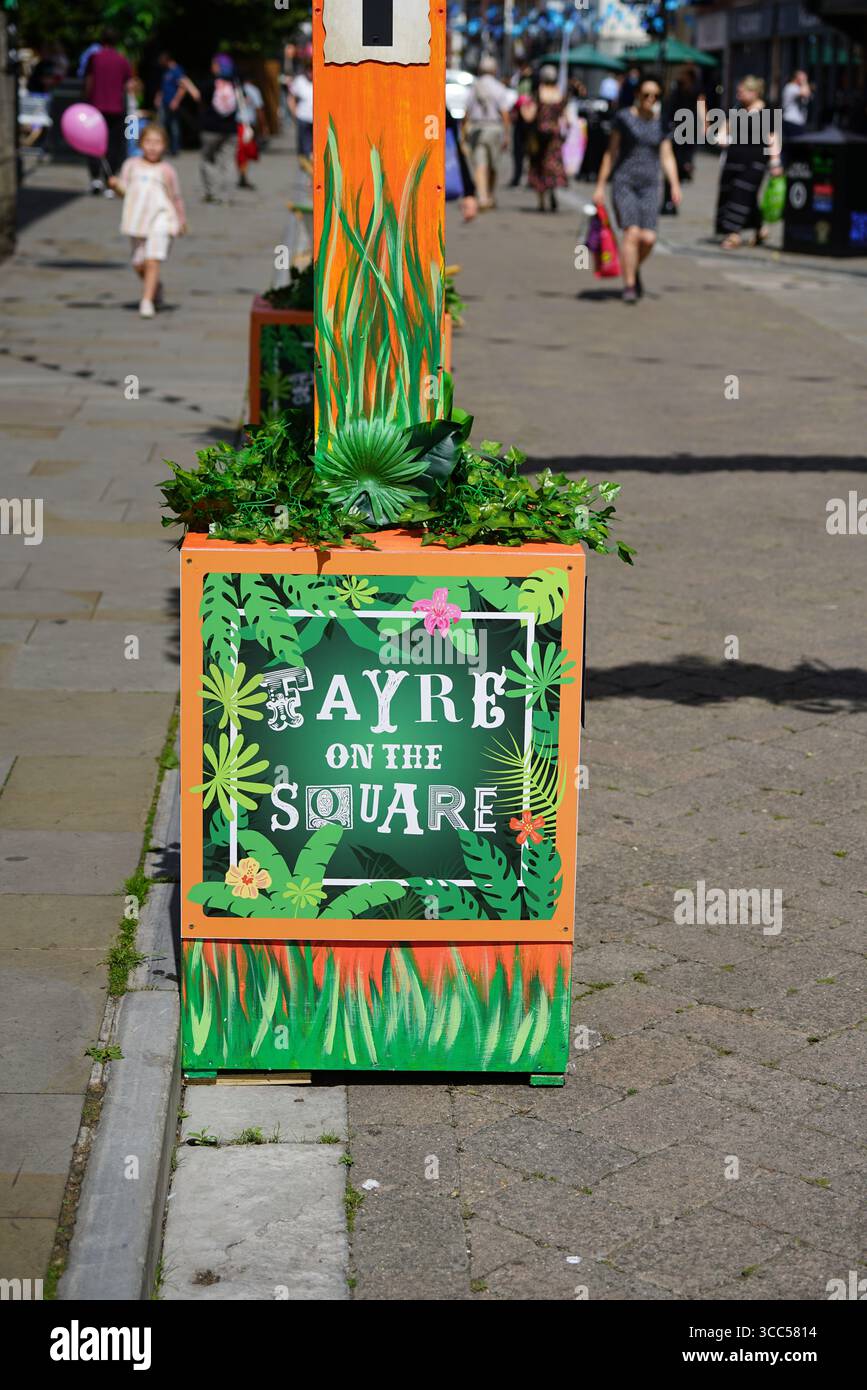 Outdoor Event Signage for Fayre on the Square in Public Square ...