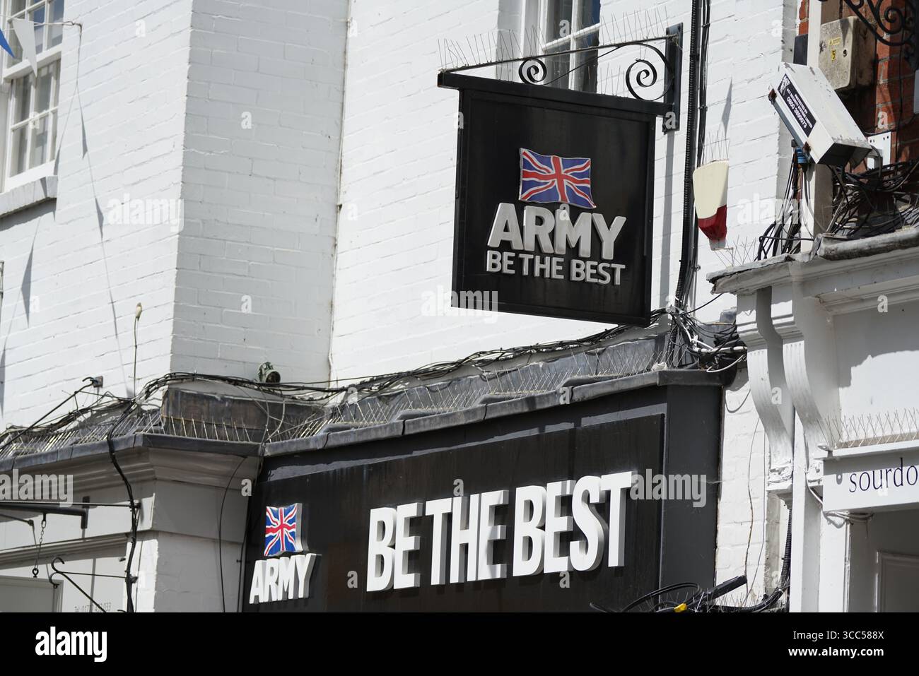 Outdoor Sign Display Featuring the Army Be the Best Motto. Salisbury ...