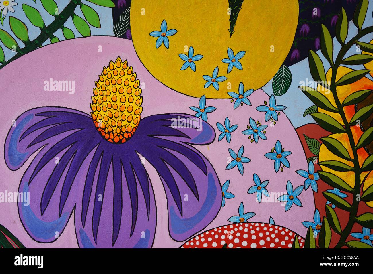 Botanical artwork details hi-res stock photography and images - Alamy